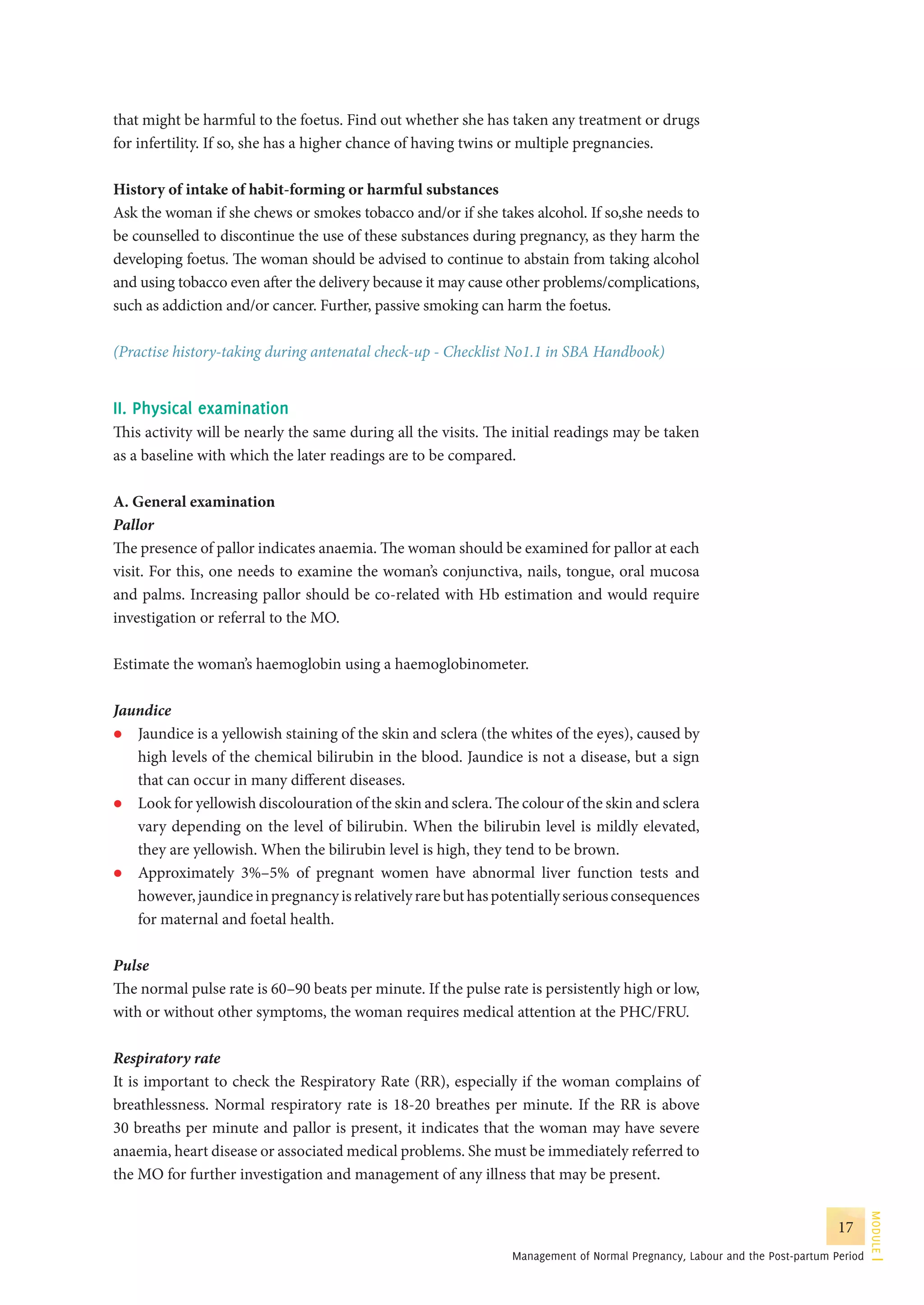 Guidelines for antenatal care and skilled attendance at birth by ANMs ...