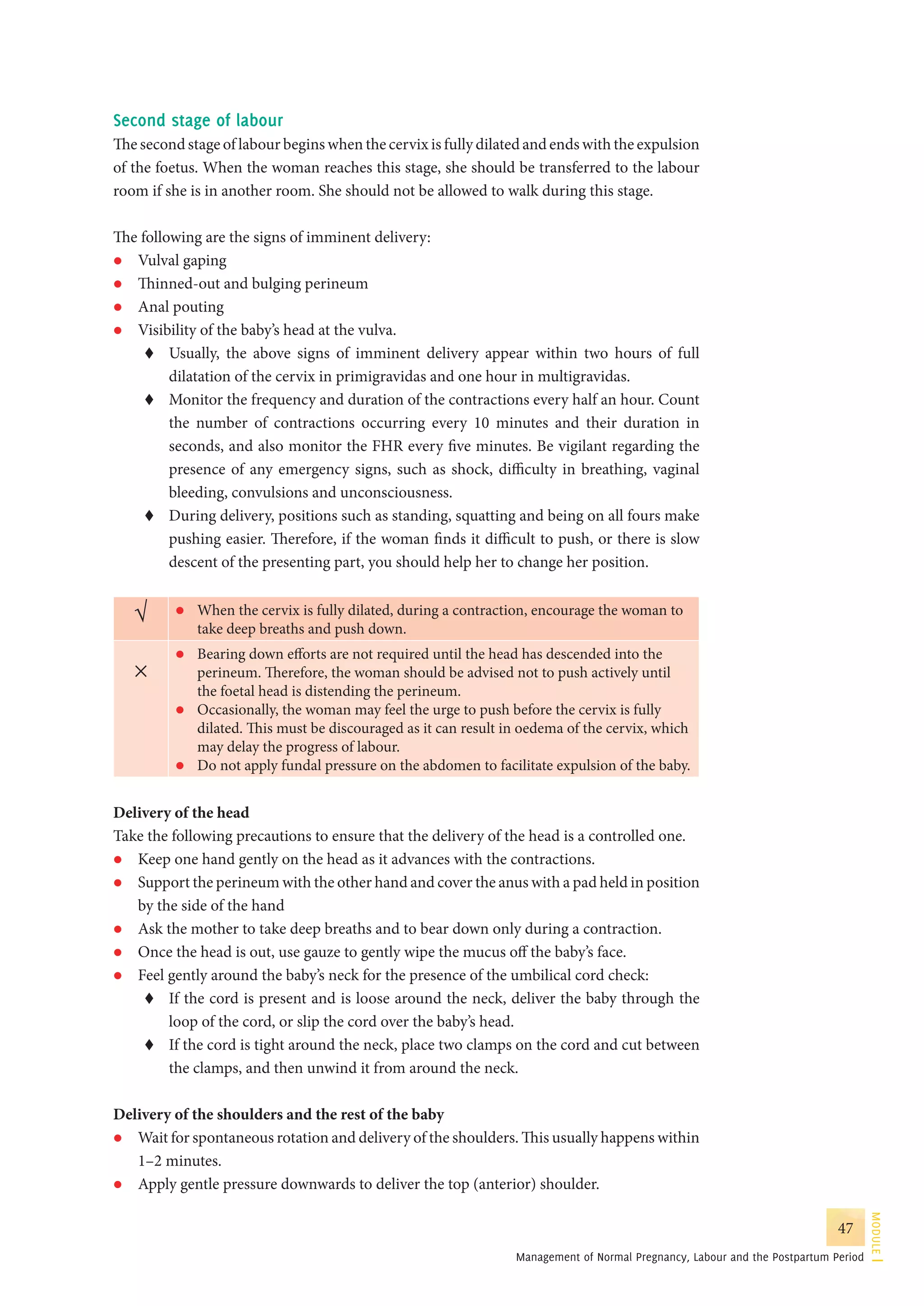 Guidelines for antenatal care and skilled attendance at birth by ANMs ...
