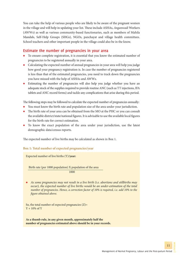 Guidelines for antenatal care and skilled attendance at birth by ANMs/LHVs/SNs | PDF