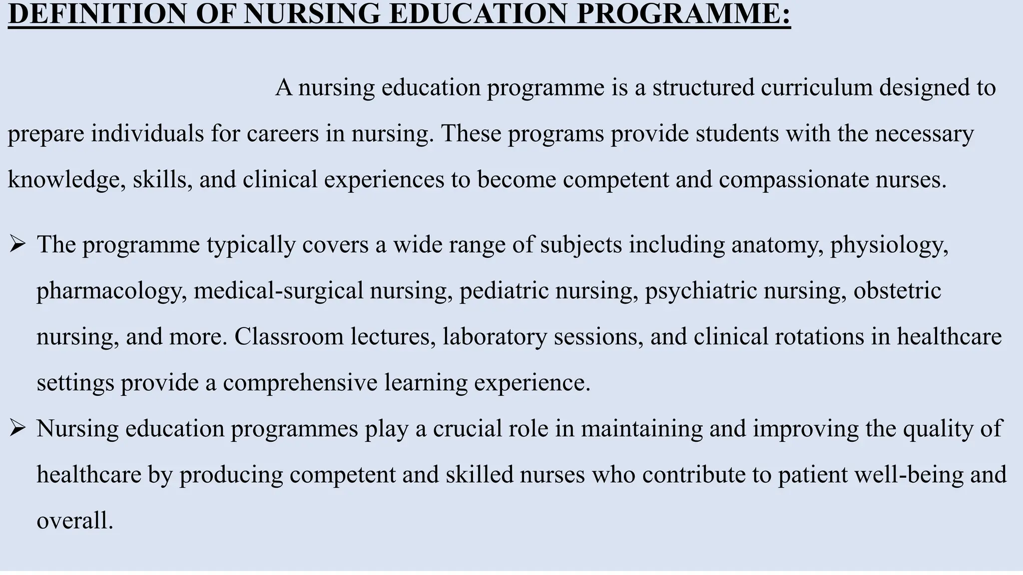 Nursing education programmes (ANM Course) | PPTX