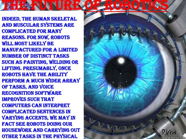 ROBOTICS AND ITS APPLICATIONS | PPTX | Robotics | Technology & Computing