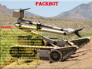 ROBOTICS AND ITS APPLICATIONS | PPTX