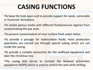 Anmol bhargava casing basics | PPTX | Scuba Diving | Extreme Sports