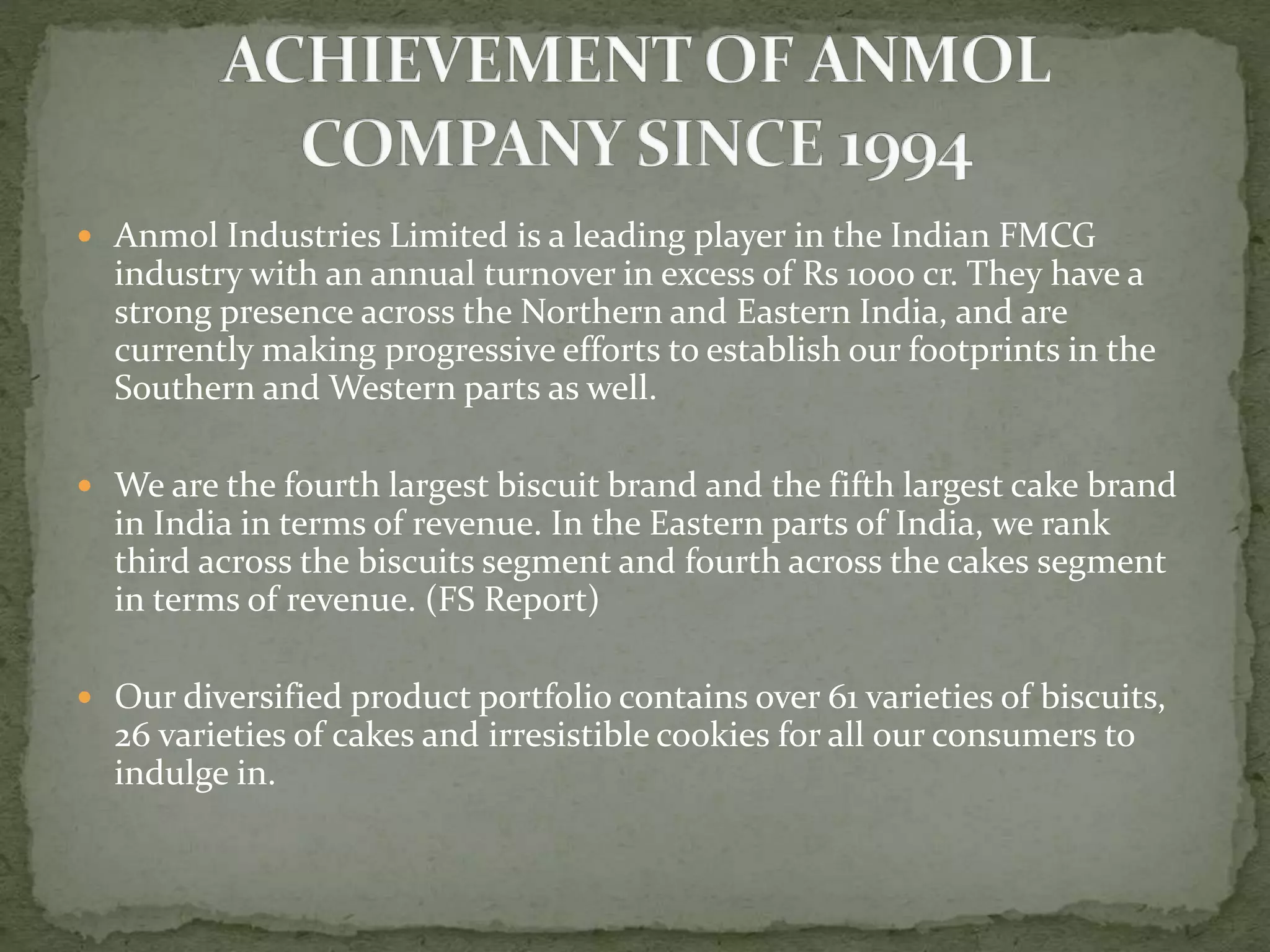 Anmol industries limited | PPTX