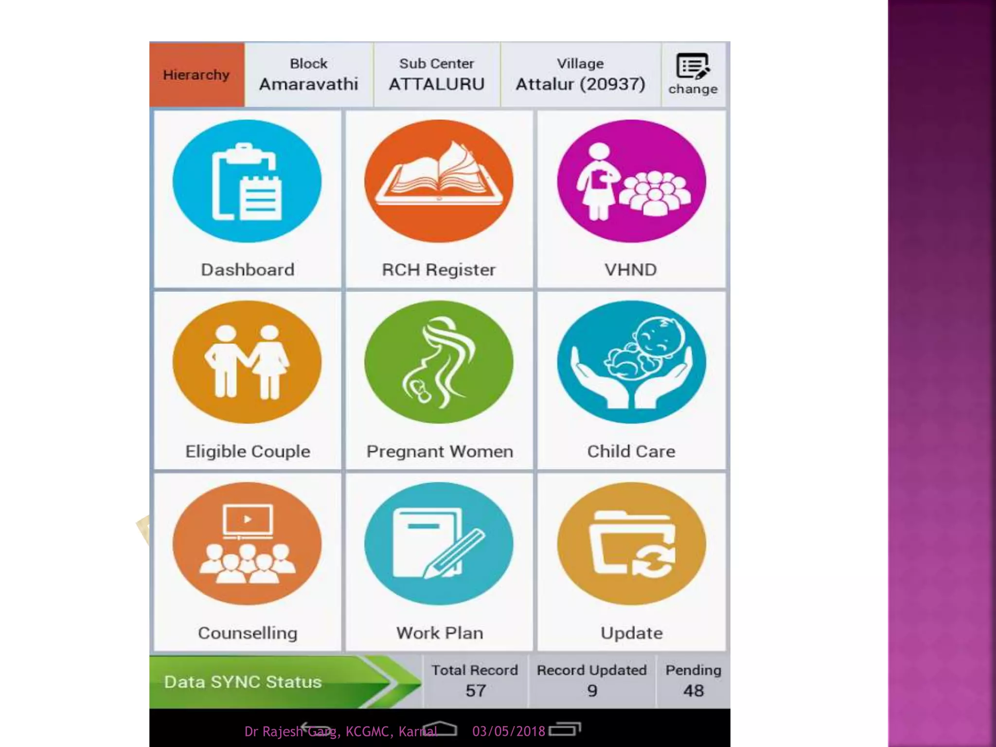 ANM online (ANMOL Tab for Health workers) by Dr Rajesh Garg ,KCGMC ...