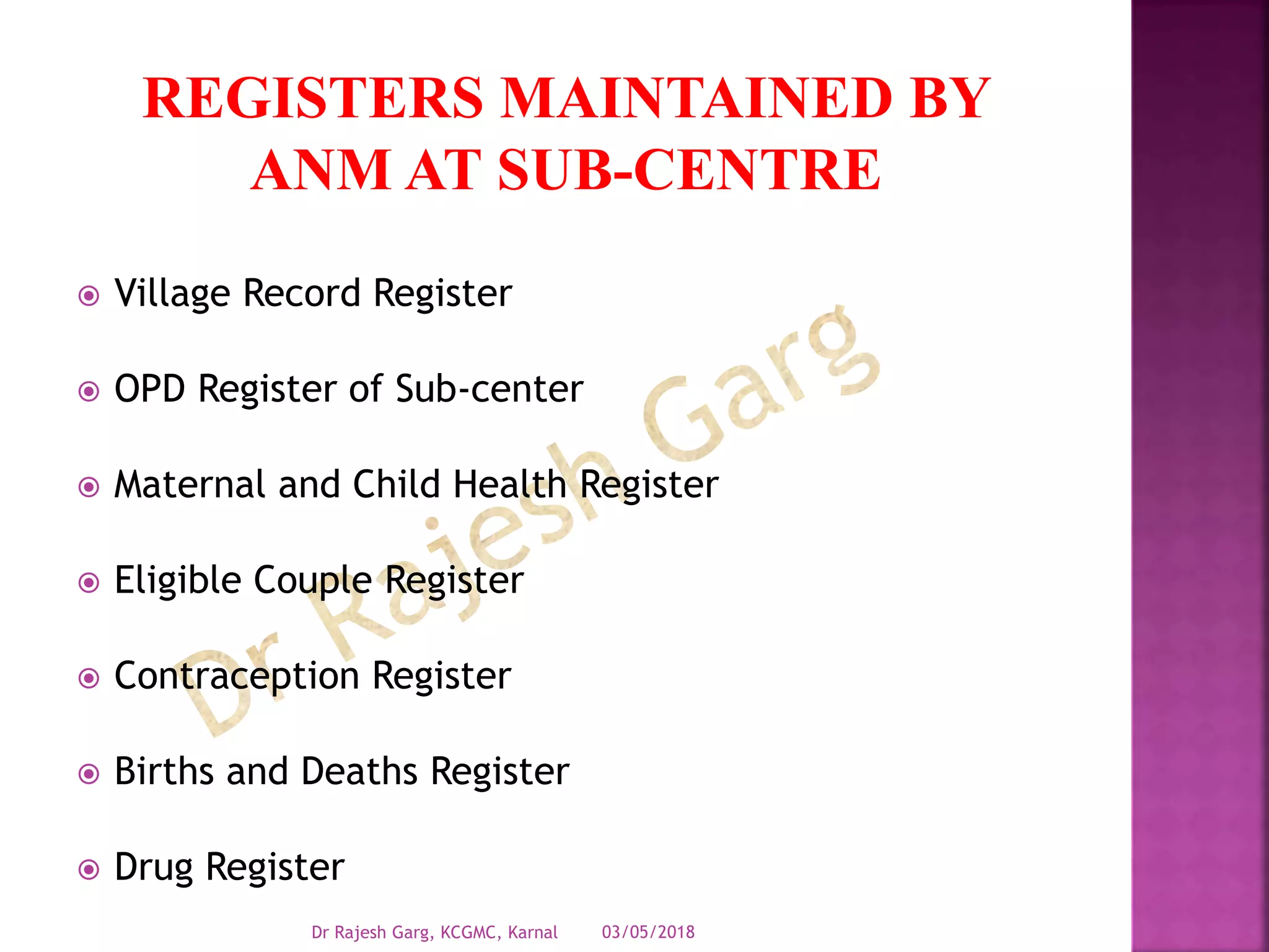 ANM online (ANMOL Tab for Health workers) by Dr Rajesh Garg ,KCGMC ...