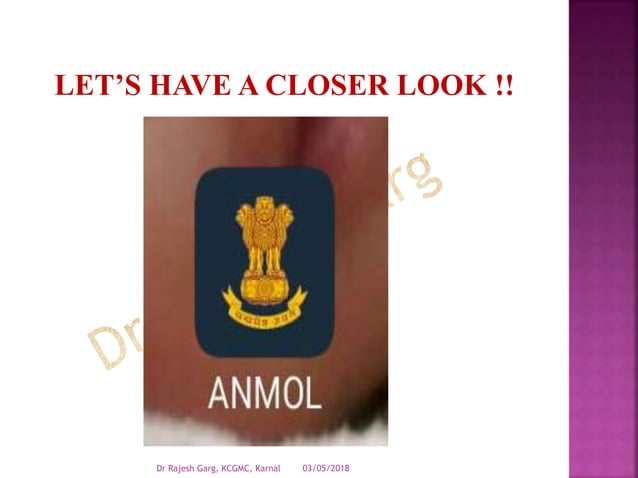 ANM online (ANMOL Tab for Health workers) by Dr Rajesh Garg ,KCGMC ...