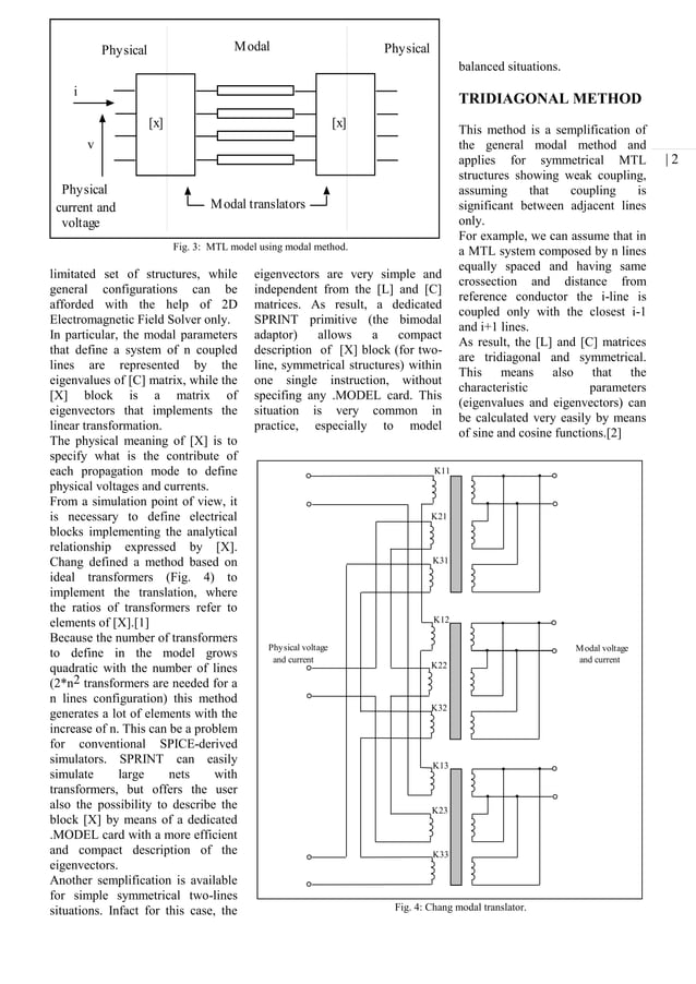 DWS MODELING OF MULTICONDUCTOR TRANSMISSION LINES | PDF | Physics | Science