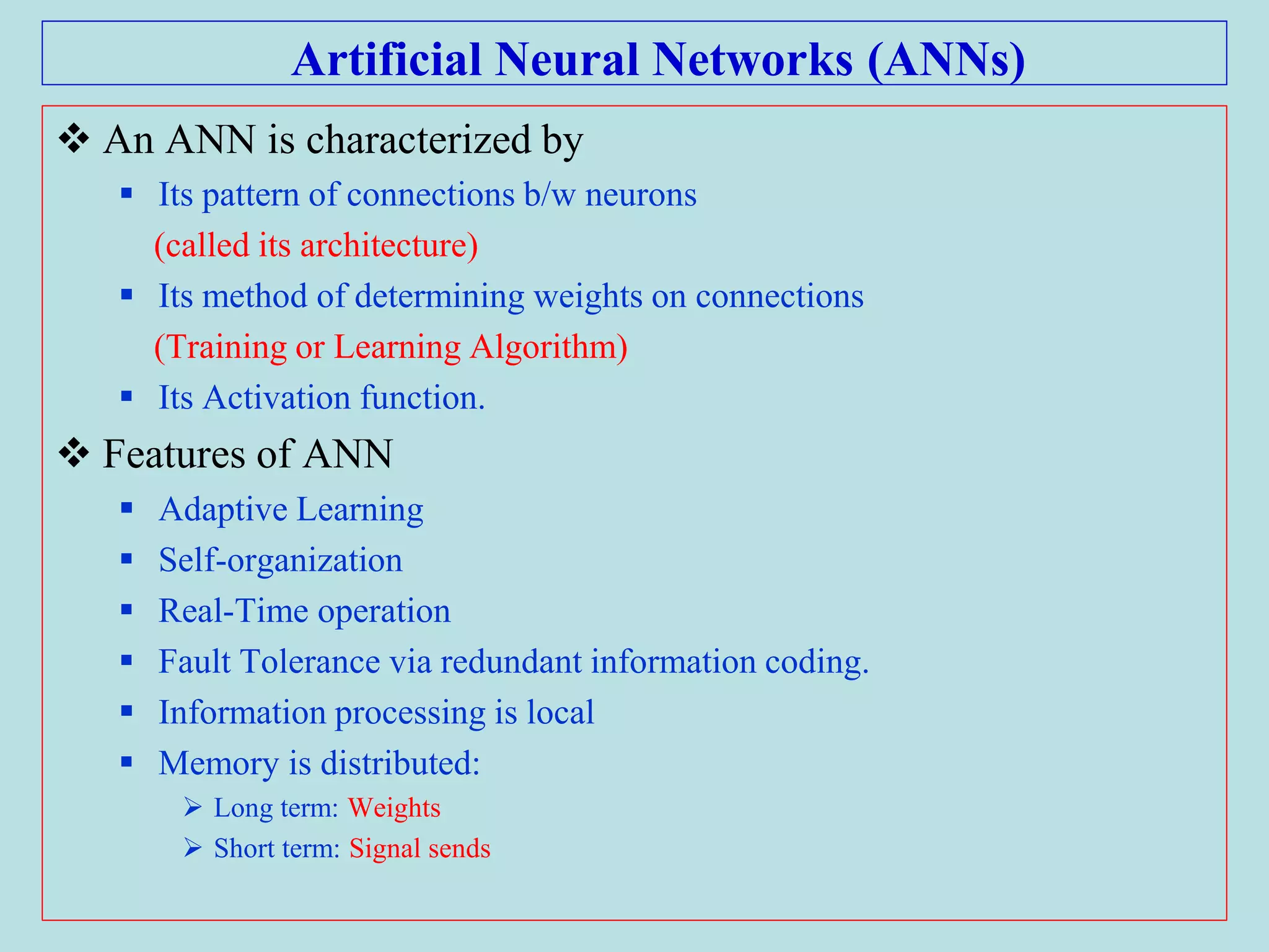 Artificial Neural Networks Supervised Learning Models Ppt