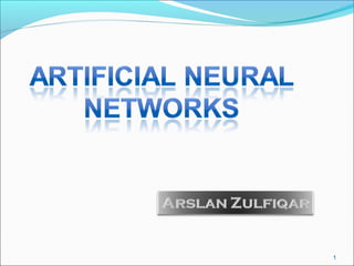 Artificial Neural Networks | PPT