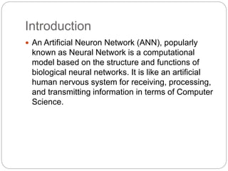 Artifical Neural Network | PPT