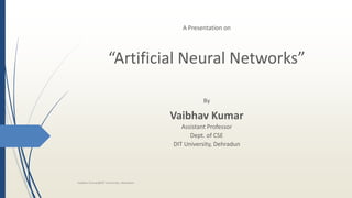 Artificial Neural Networks: Basics | PPTX