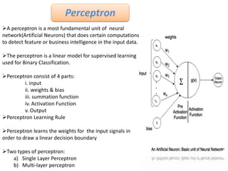 Artifical Neural Network and its applications | PPTX