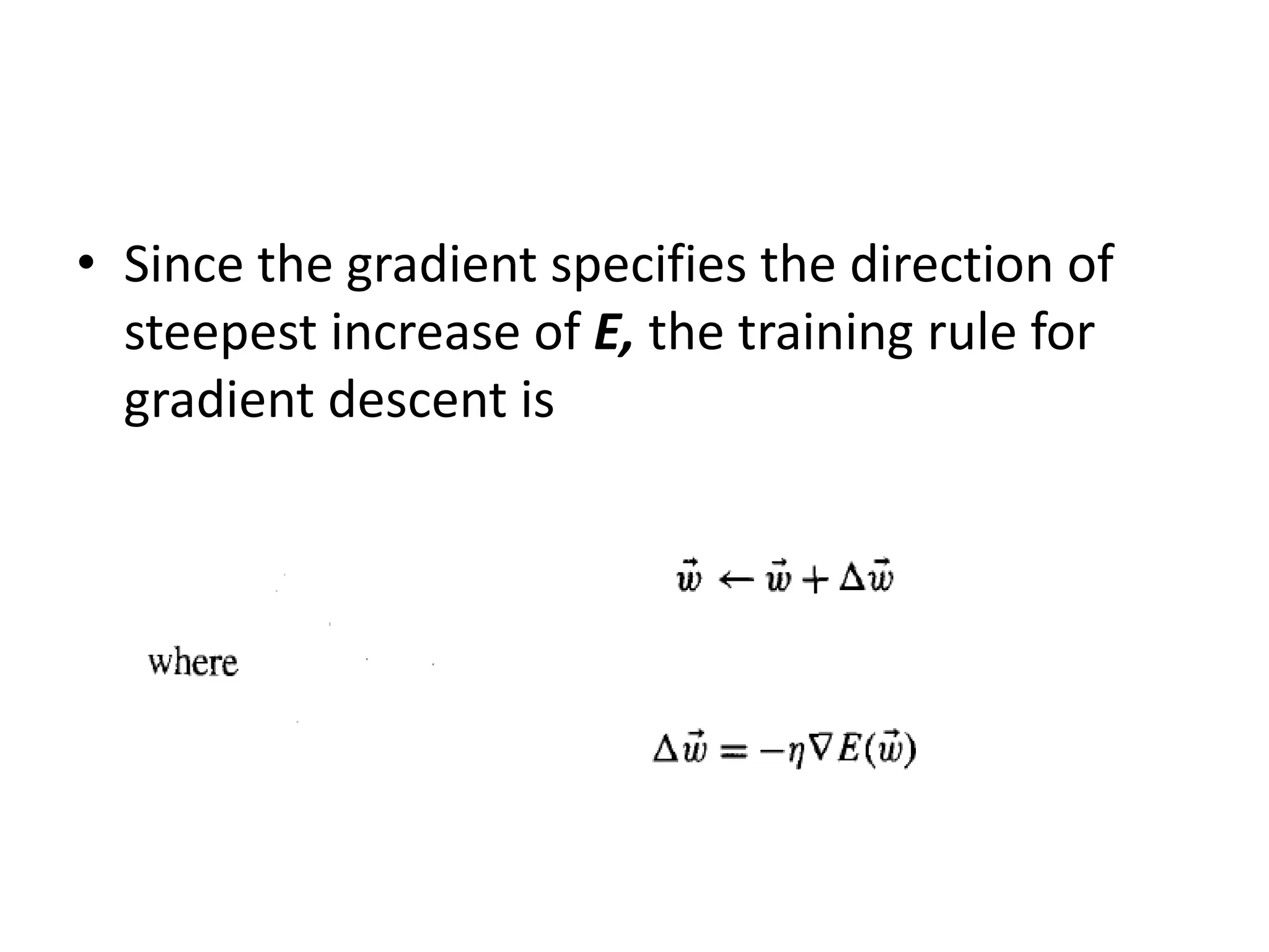 Derivation of the gradient descent rule. | PDF