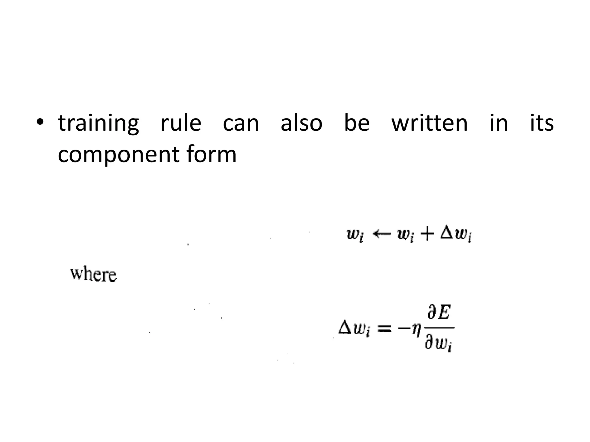 Derivation of the gradient descent rule. | PDF