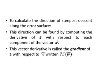 Derivation of the gradient descent rule. | PDF