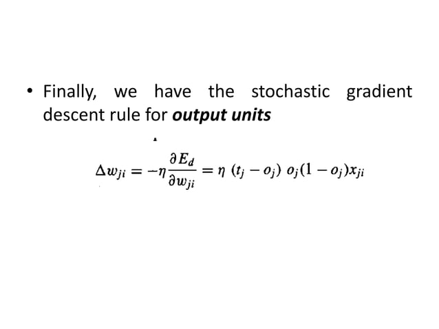 Derivation of the gradient descent rule. | PDF