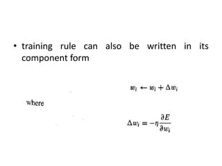 Derivation of the gradient descent rule. | PDF