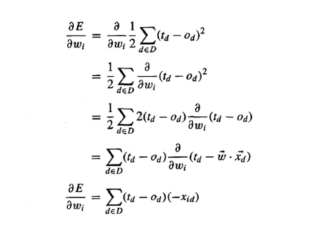 Derivation of the gradient descent rule. | PDF