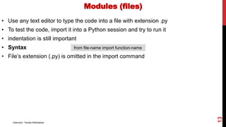 ANN-Lecture2-Python Startup.pptx