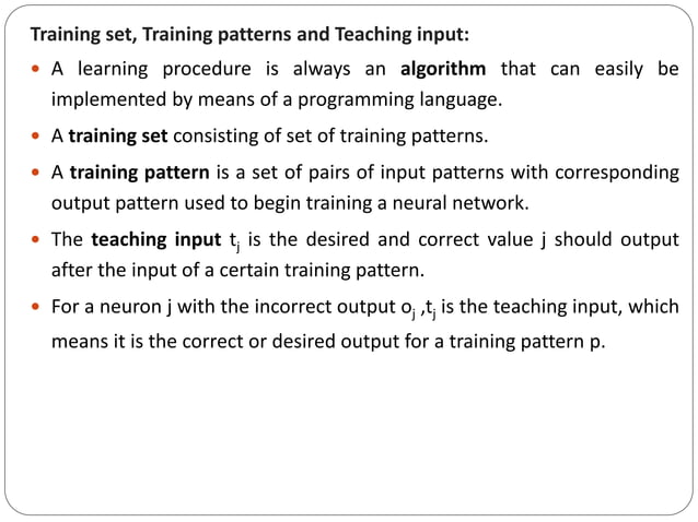 Artificial Neural Networks , Recurrent networks , Perceptron's | PPT