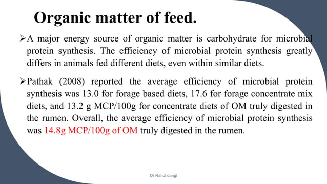 ANN 601 Dynamics Of Microbial Protein Synthesis In The Rumen.pptx | PPTX