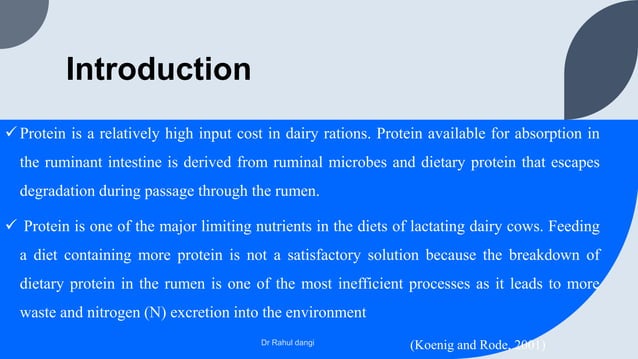 ANN 601 Dynamics Of Microbial Protein Synthesis In The Rumen.pptx | PPTX
