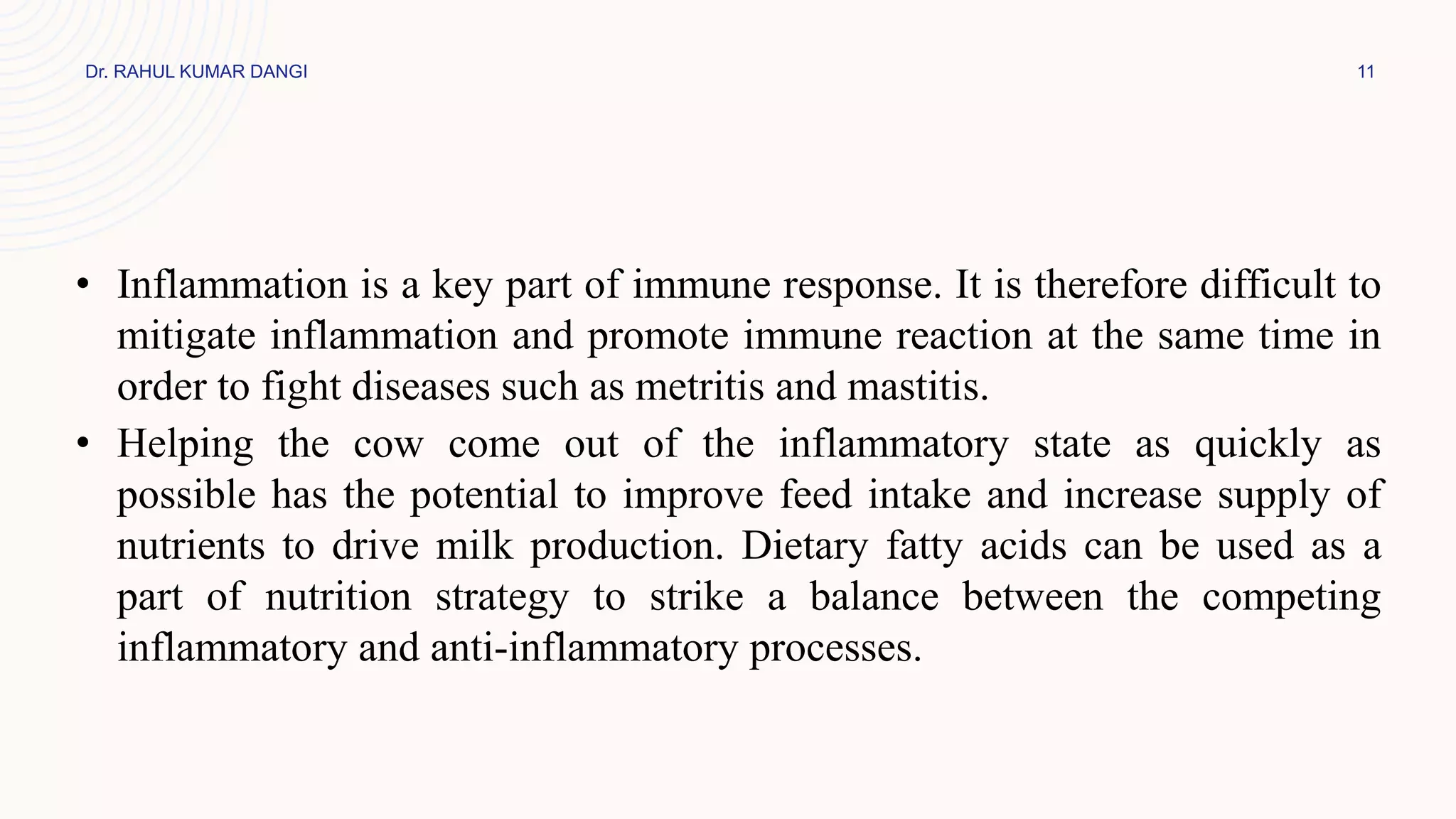 balancing fat nutrition to optimise transition cow performance animal ...