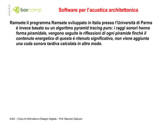 IUAV camp Anna Pagliaro | PPT