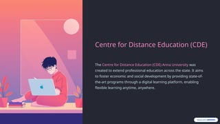 Anna-University-Distance-Education MBA Anna | PPTX