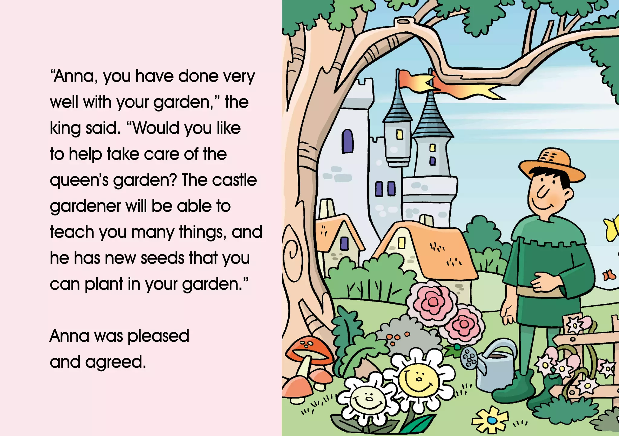 Anna and the Flower Garden | PDF | Gardening | Home & Garden