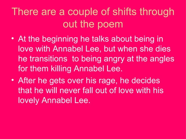 Annabel Lee | PPT | Romance | Genres