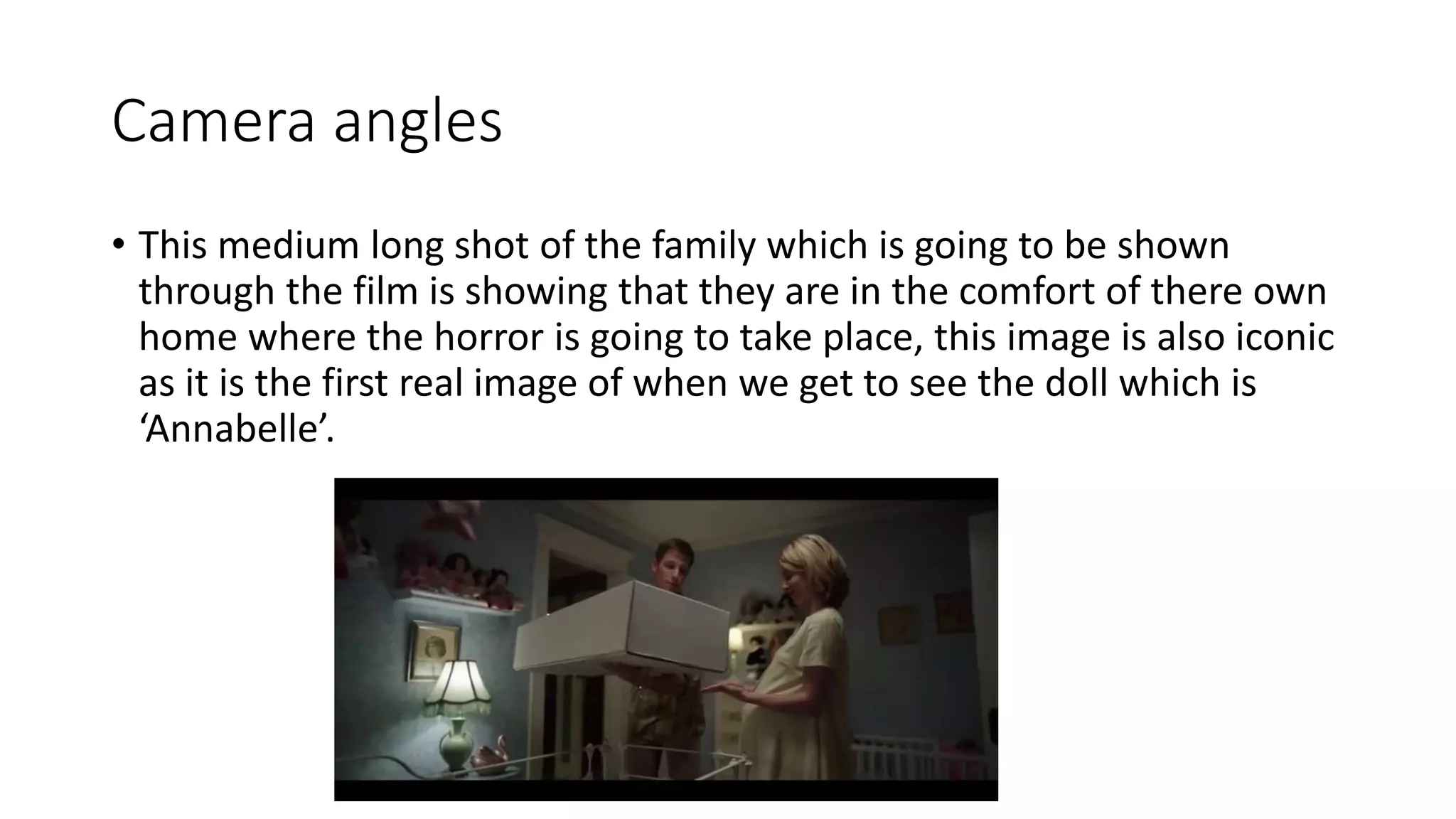 Annabelle Film trailer analysis | PPTX