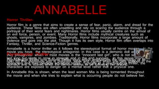 Annabelle Demon On Ceiling