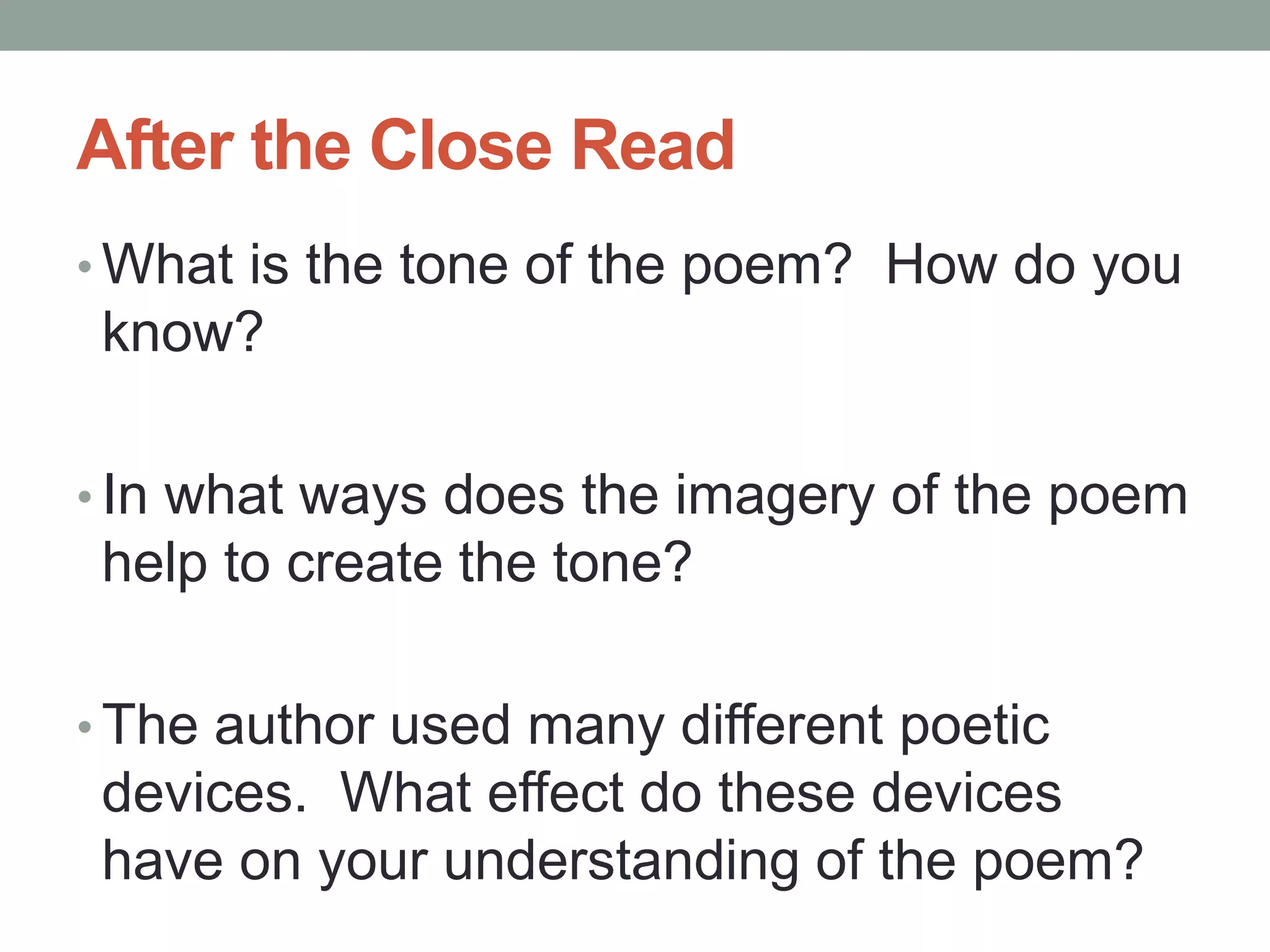 Annabel Lee by Edgar Allan Poe-Close Read | PPTX