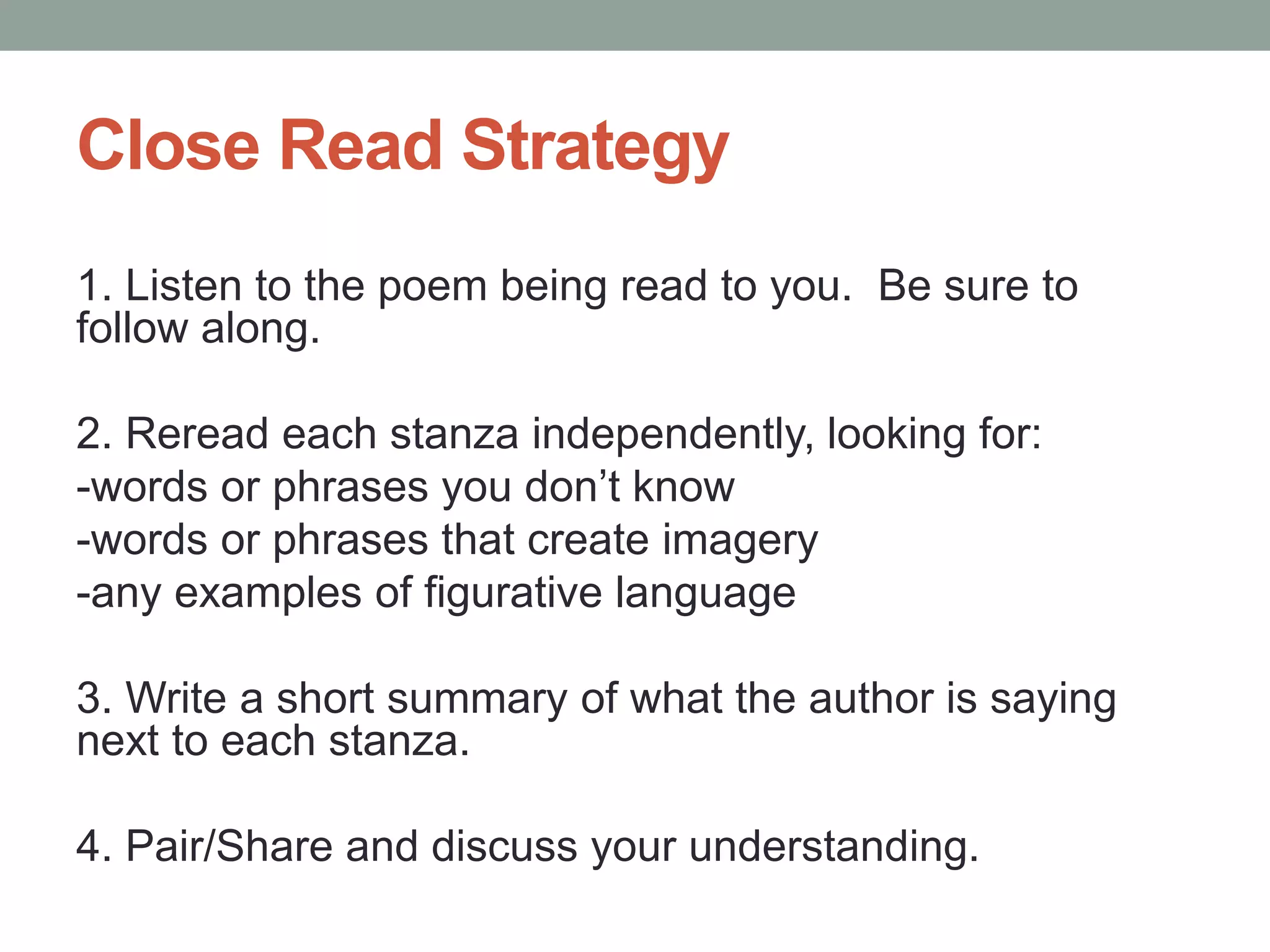 Annabel Lee by Edgar Allan Poe-Close Read | PPTX