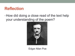Annabel Lee by Edgar Allan Poe-Close Read | PPTX
