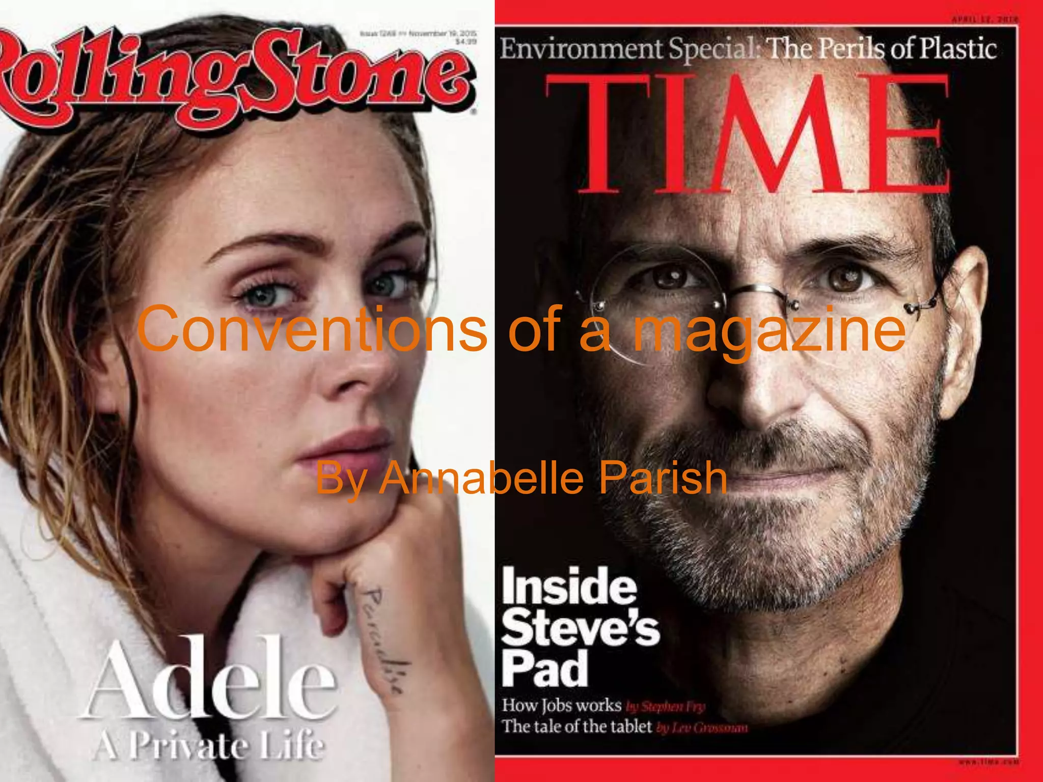 Magazine conventions | PPTX