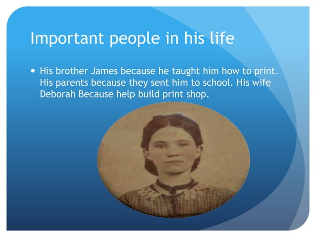 Anna benjamin franklin | PPTX