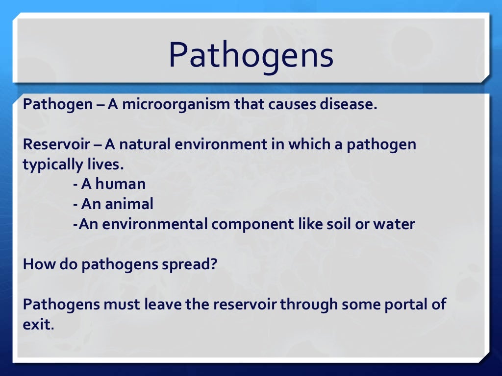 Types of Pathogens