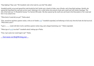 Annabeth Alternate Ending Essay | PPT