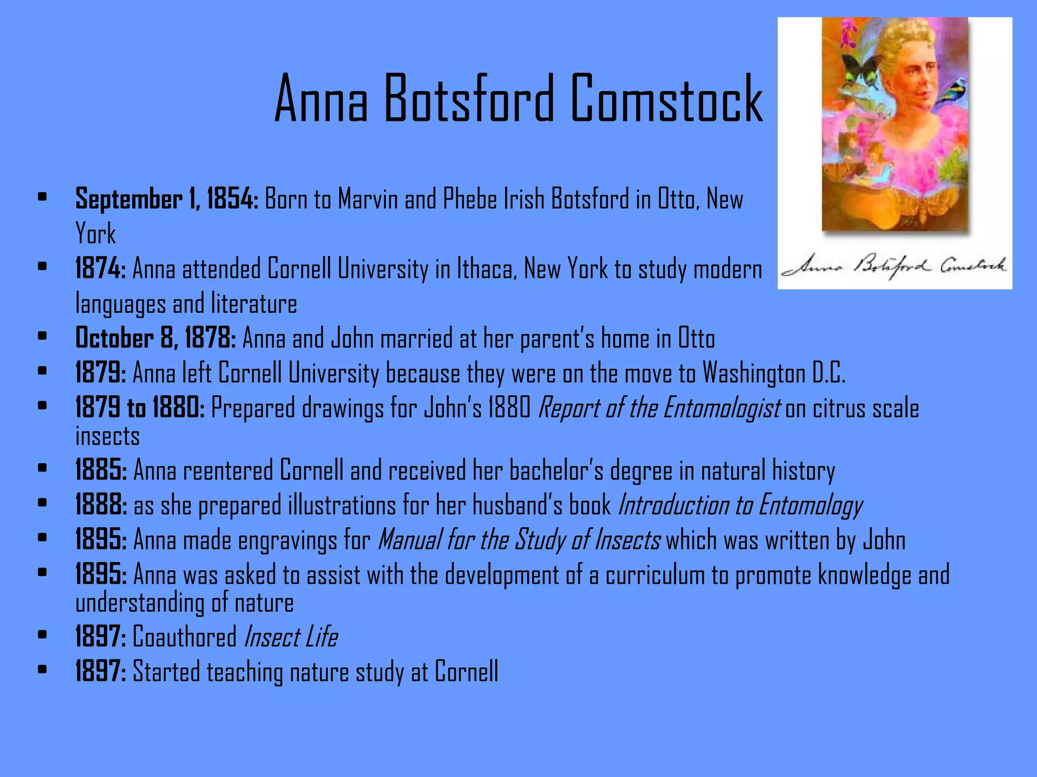 Anna botsford comstock presentation