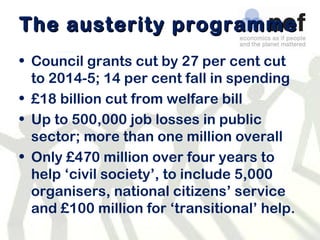 Anna Coote: After the post-war welfare state: participation and ...