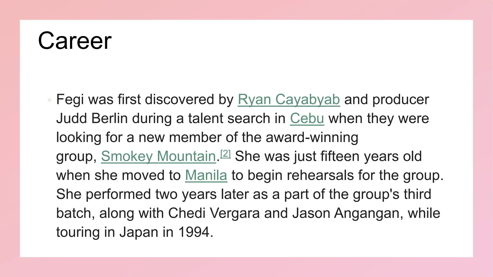 Anna Fegi Early Lide, Career, Early Career, Others .pptx