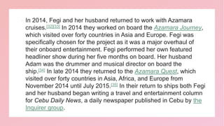 Anna Fegi Early Lide, Career, Early Career, Others .pptx