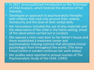 Anna freud | PPTX