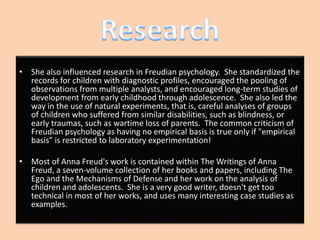 Anna freud | PPTX