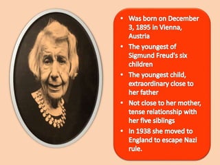 Anna freud | PPTX
