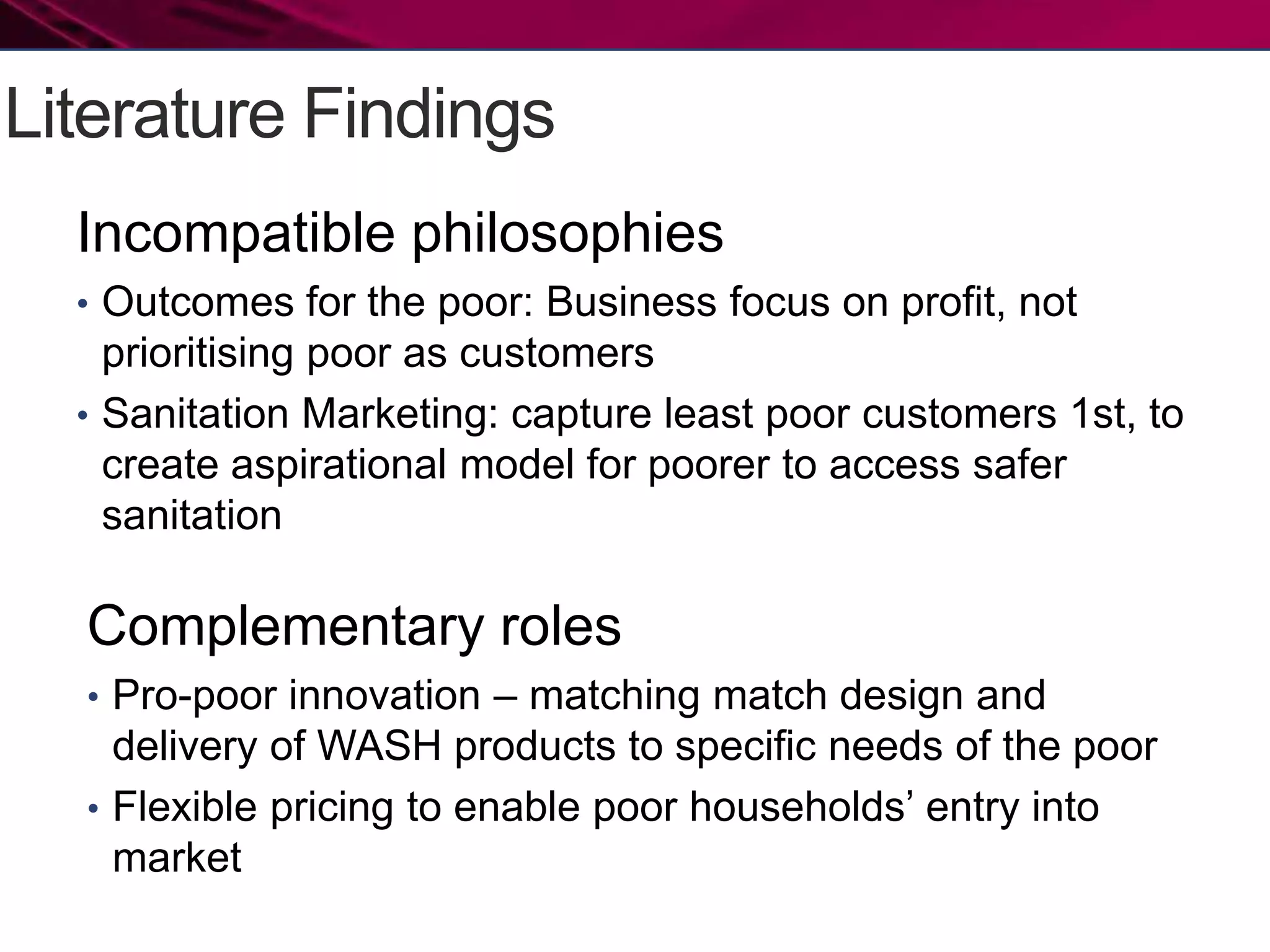 Anna Gero: Incompatible philosophies or complementary roles? Civil ...