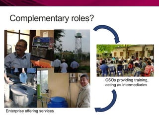 Anna Gero: Incompatible philosophies or complementary roles? Civil ...